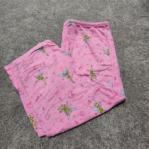 Disney | Intimates & Sleepwear | Disney Pink Tinkerbell Pajama Pants ...